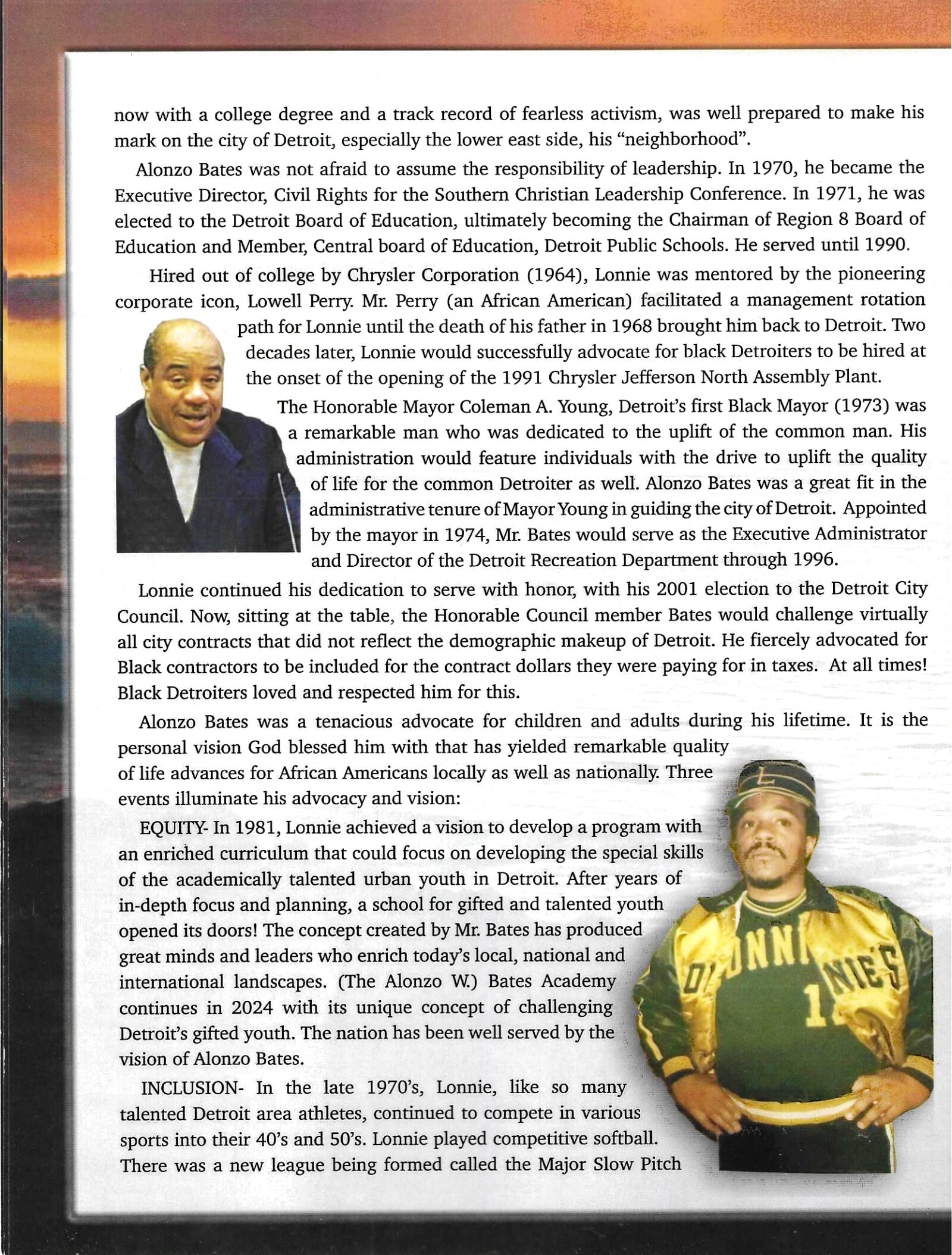 Tribute to Alonzo W Bates – Detroit Alumni Chapter Alabama State University